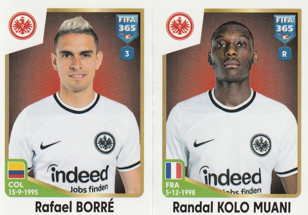 EINTRACHT FRANKFURT - STICKERS IMAGE FOOT - PANINI FIFA 365 - 2023 - a ...