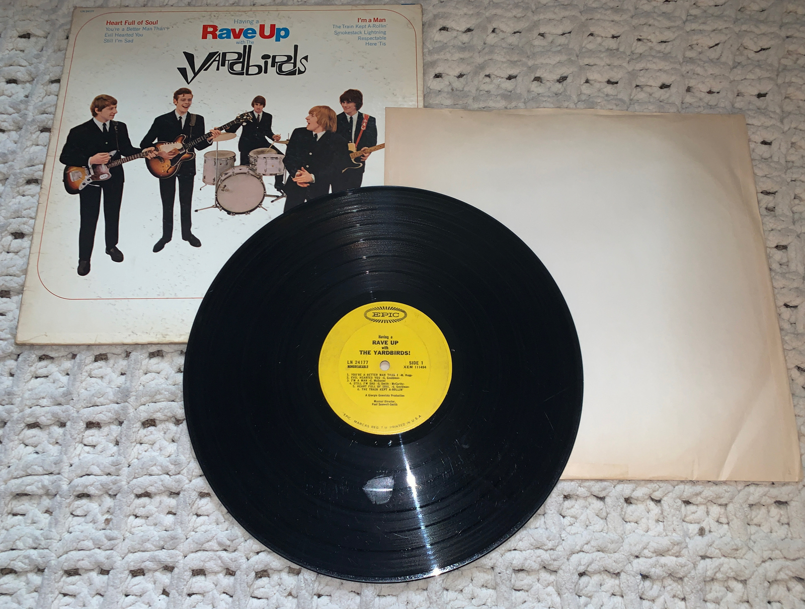 Having A Rave Up With The Yardbirds and The Yardbirds Great hits LOT of ...