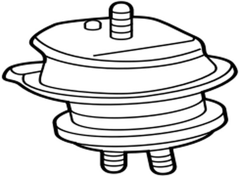 12361-50151 Toyota Insulator, engine mounting, front 1236150151, New ...