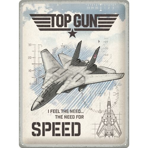 Nostalgic Art Large Sign Top Gun Jet 30x40cm - Tin Sign - Man Cave | eBay