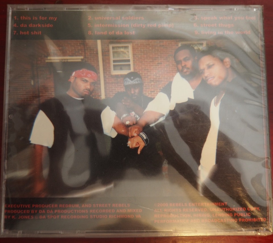Street Rebels This is For My?... Private press rap cd sealed RVA ...