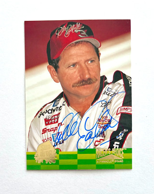 Dale Earnhardt NASCAR 1996 Racer's Choice Sun Drop #SD3 Autographed ...