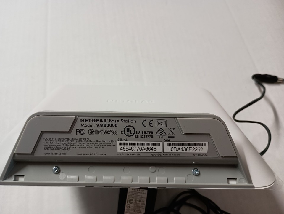 OPENBOX NETGEAR VMB3000 Arlo Base Station with Power Adapter | eBay