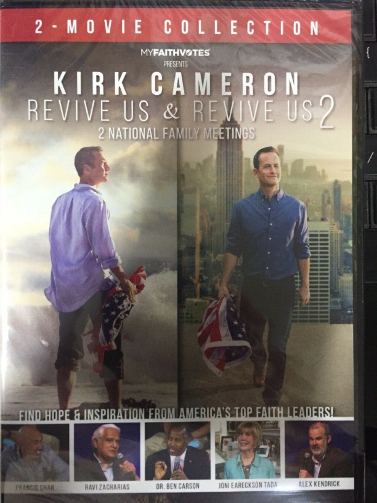 REVIVE US 1 & 2 - NEW DVD SET (KIRK CAMERON, DR. BEN CARSON, FRANCIS ...