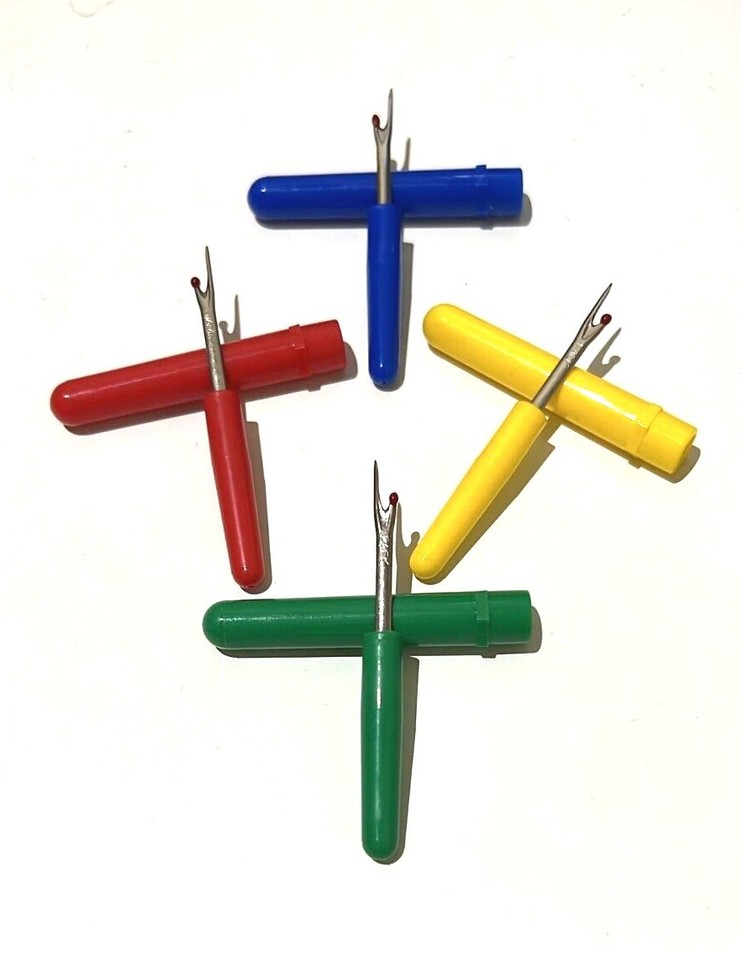 Safety Seam Ripper Stitch Thread Quick Unpicker Sewing Tool Button Hole ...