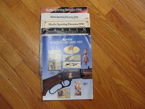 Marlin Firearms Factory Catalogs 1986,1988,1990,1996,and 1997 | eBay