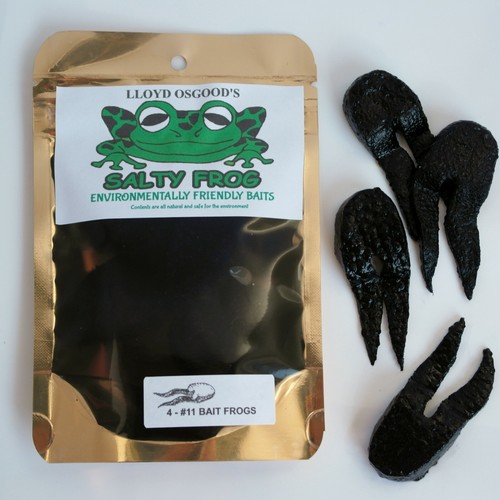 Uncle Josh # 11 type SALTY FROG Pork Rind Bait Frogs are Made in the ...