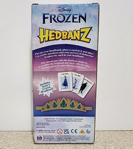 Hedbanz Disney Frozen Picture Guessing Card Game Quick Question Game ...