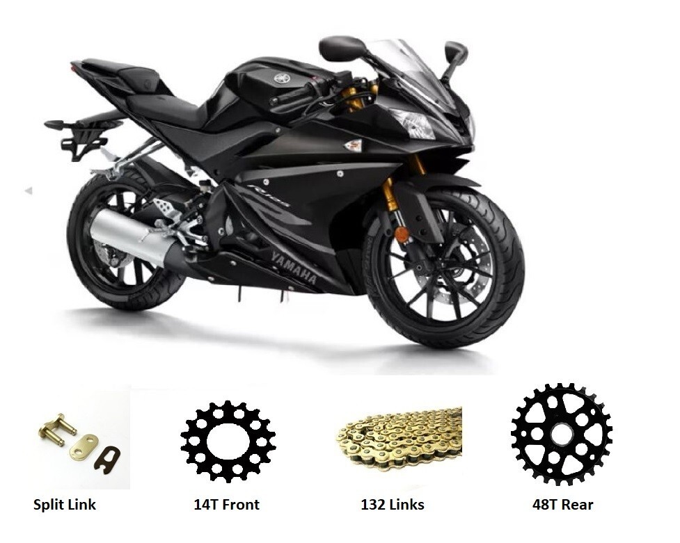 Yamaha Yzf R125 Black And Gold