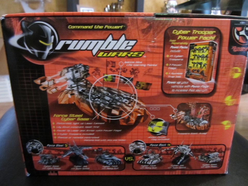 Rumble Wars CYBER BASE Force Steel w/4 Cyber Troopers NIB | eBay