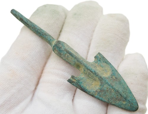 ANCIENT VIKING BRONZE ARROWHEAD SUPERB BATTLE RELIC CA 1050AD | eBay
