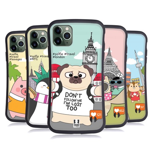 HEAD CASE DESIGNS TRAVEL SELFIES HYBRID CASE FOR APPLE iPHONES PHONES ...