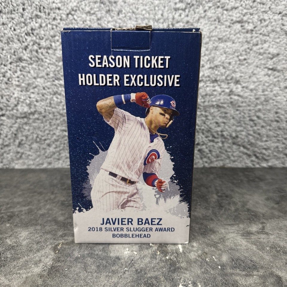 Javier Baez Chicago Cubs Season Ticket Holder Silver Slugger 2018 ...