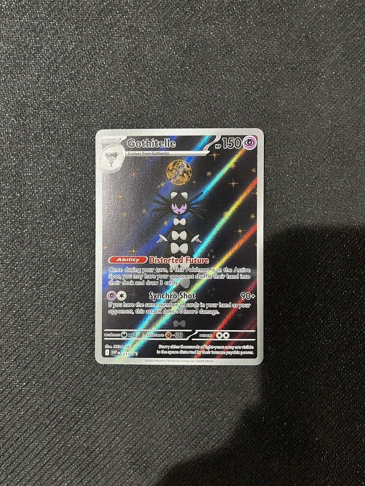 Gothitelle SVP 211 Black Star Promo Black Bolt White Flare Pokemon Card ...