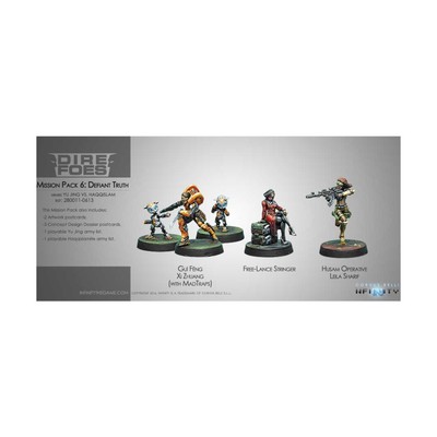 Corvus Belli Infinity 28mm Dire Foes Mission Pack #6 - Defiant Truth ...
