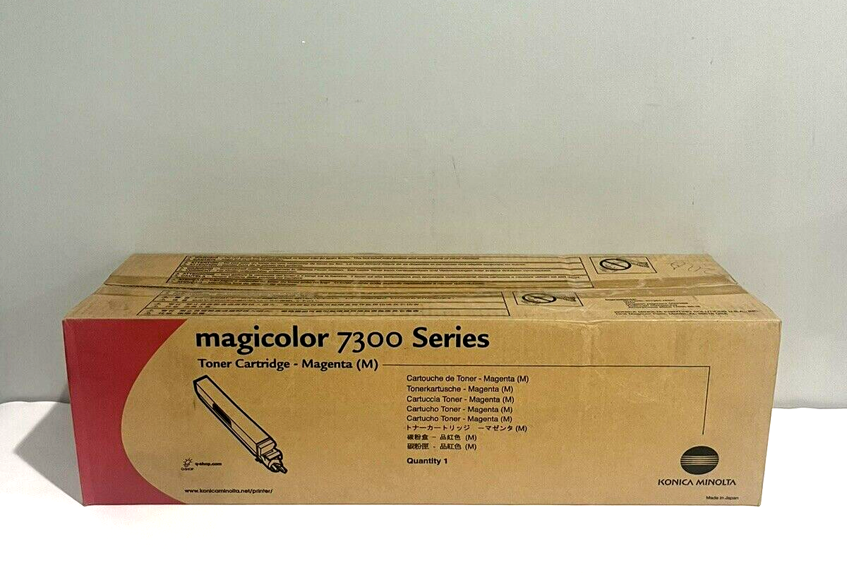 Konica 1710530-003 Magenta Genuine Toner 7,500 Page Yield Magicolor ...