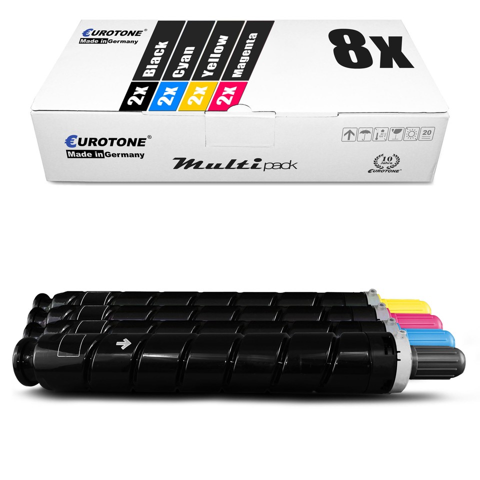 8x PRO Toner for Canon IR-C-2230-i IR-C-2020-L IR-C-2025-i IR-C-2030-i ...