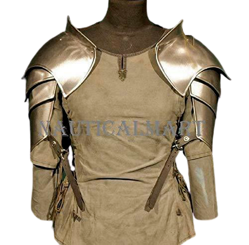 Christmas Medieval Female Pauldrons Armor Women Shoulder Guard pair of ...