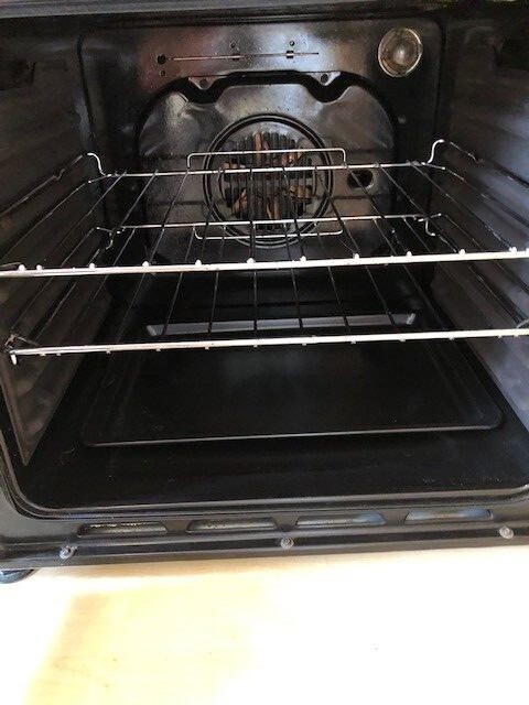 Hotpoint HAE60KS Double Electric Cooker - Black for sale online | eBay