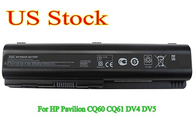 Battery for HP Pavilion DV4 DV5 DV6 G60 G50 G70 HDX16 CQ40 HSTNN-Q34C ...