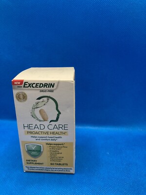 Excedrin Head Care Proactive Health Drug Free, 60 Tablets Exp 09/24 | eBay