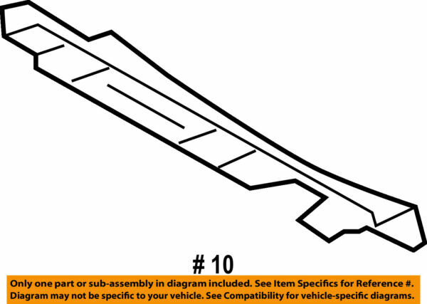 52129-60020 Toyota Cover, front bumper, lower 5212960020, New Genuine ...