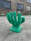 Jade Green Left HAND SHAPED CHAIR 32" tall adult 70's Retro iCarly NEW ...