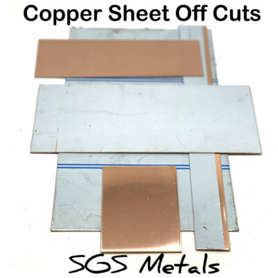 COPPER Sheet Plate OFFCUTS OFF Cuts Hobby Arts & Crafts & Jewellery ...