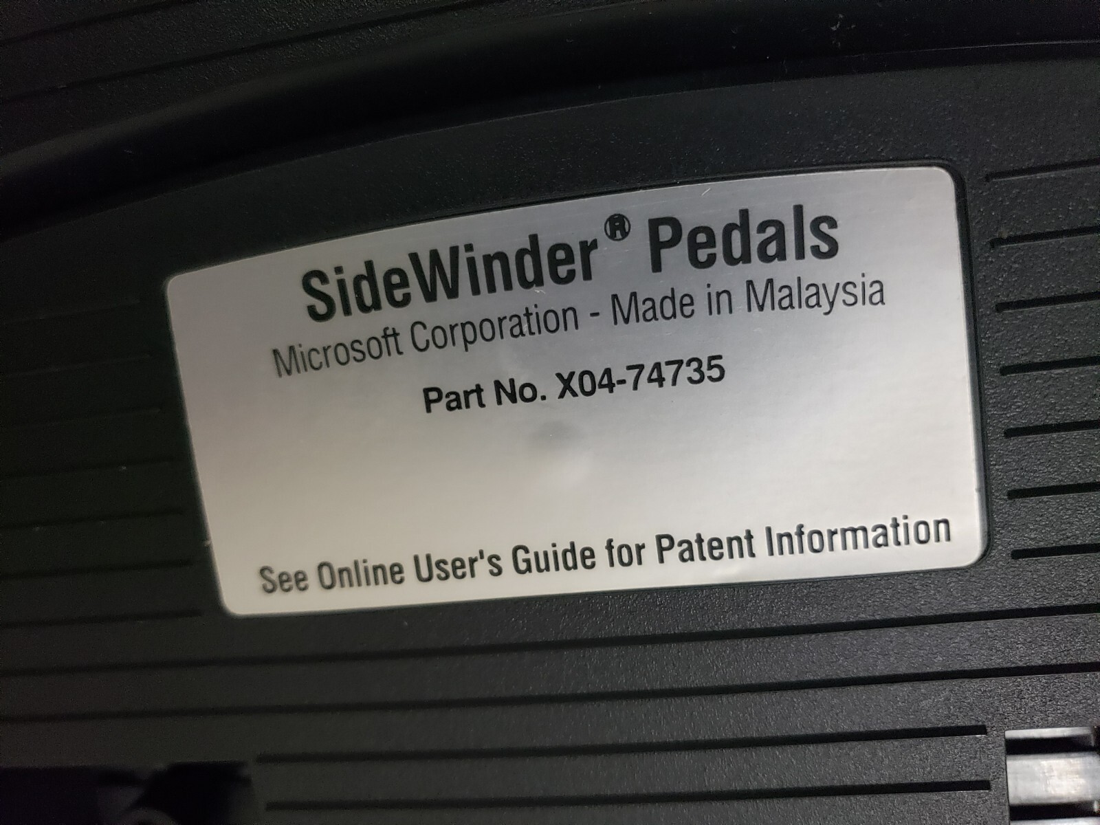 Microsoft Sidewinder Precision Racing Wheel 1.0 USB - Steering Gas ...