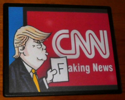 President Donald Trump Anti CNN Fake News Mouse Mat Pad | eBay