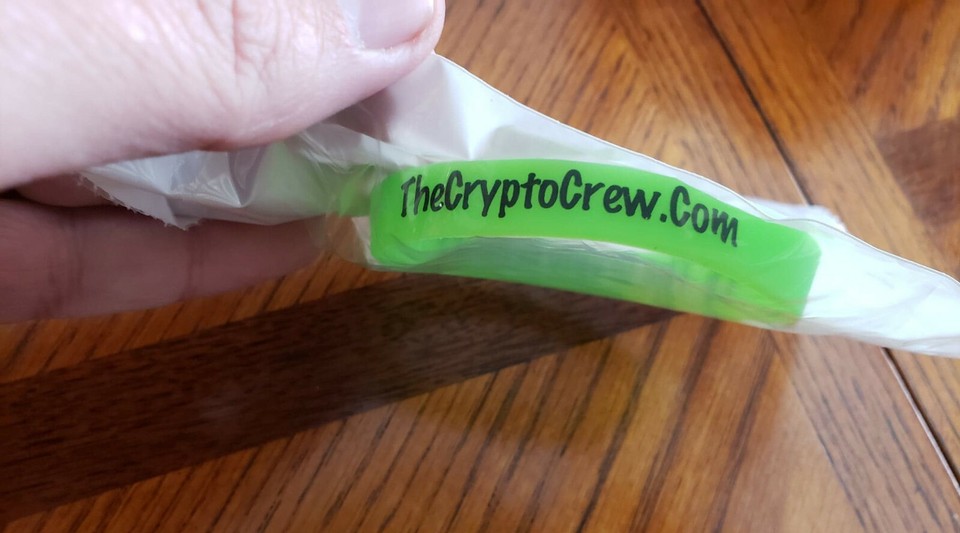 Crypto Crew Wristband - Green and Black - Support Research - Bigfoot | eBay
