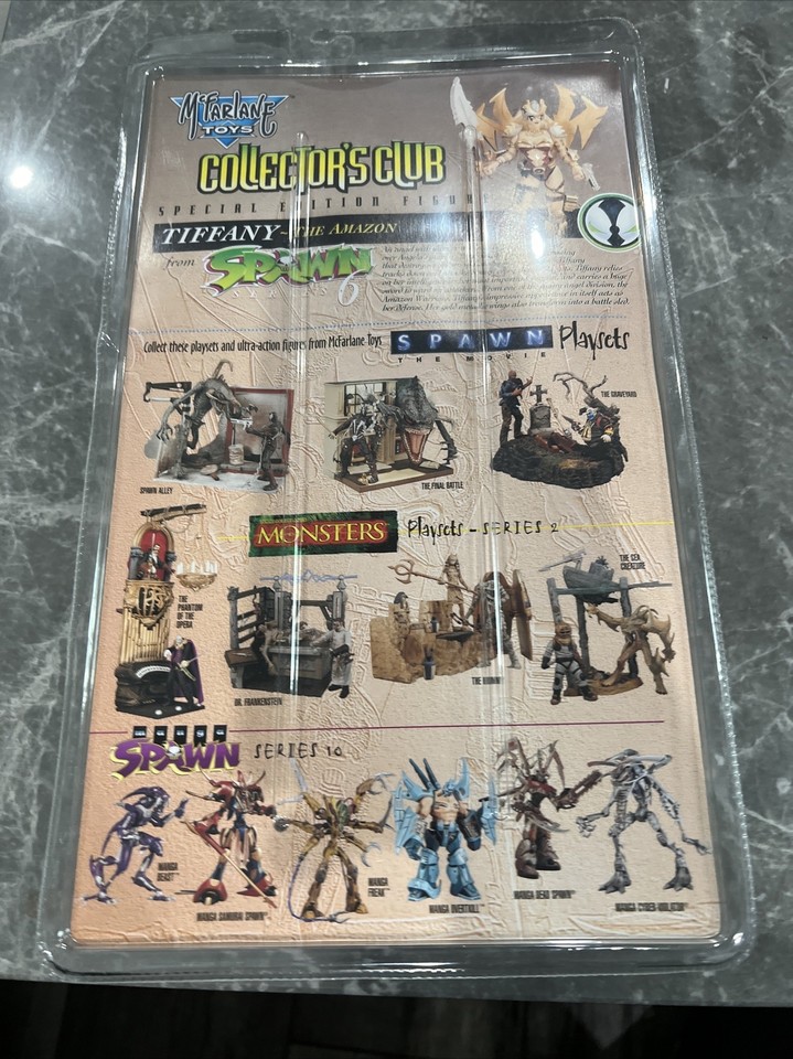 McFarlane Toys Spawn Collector’s Club Special Edition. Tiffany Action ...