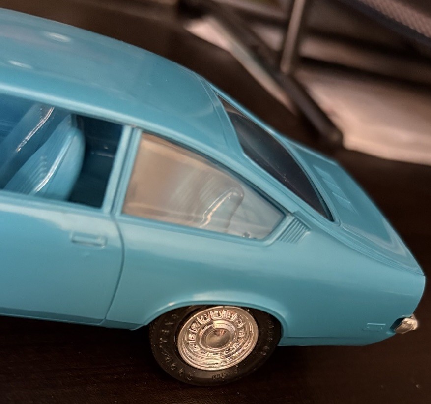 Vintage 1972 Chevrolet Vega 1/25th scale dealer promo model car in blue ...