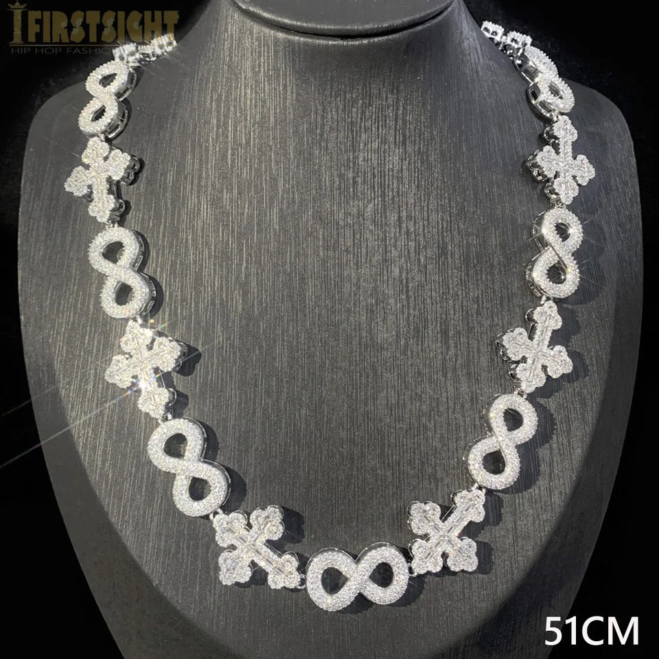 Clear Cuban Link Necklace – Subtle, Icy, and Unique | eBay