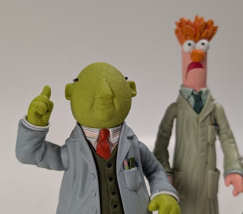 Palisades Muppets Loose Beaker & Dr. Bunsen Honeydew & Gorilla Head From Playset | eBay
