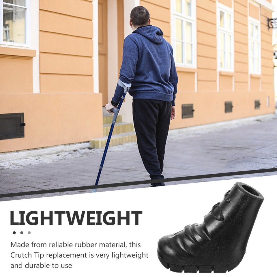 Cane Rubber Tips Replacement Trekking Pole Protectors Walking Stick ...