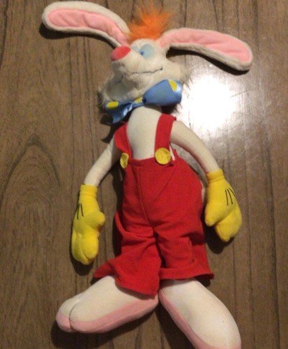Vintage 1988 Disney's Roger Rabbit Playskool 18" Plush Doll Stuffed ...