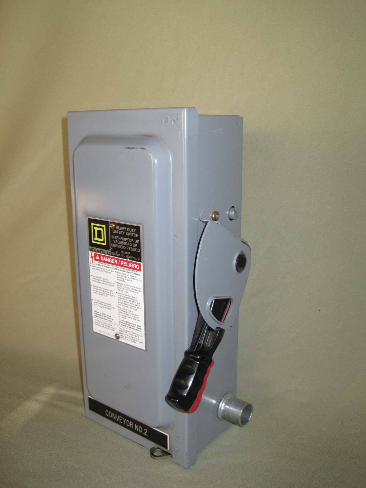 Square D Heavy Duty Safety Switch 30 Amp 600 V | eBay