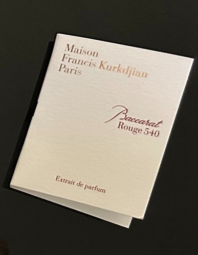Authentic Maison Francis Kurkdjian Baccarat Rouge 540 Extrait Sample ...