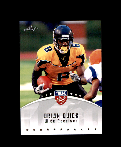 2012 Leaf Young Stars Draft #15 Brian Quick Appalachian State Rams ...