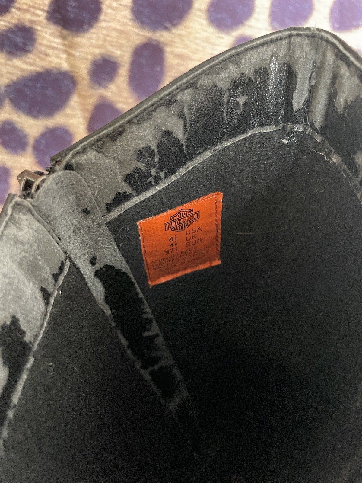 Vintage Harley Davidson Concho Fringe Tall Western Bi… - Gem