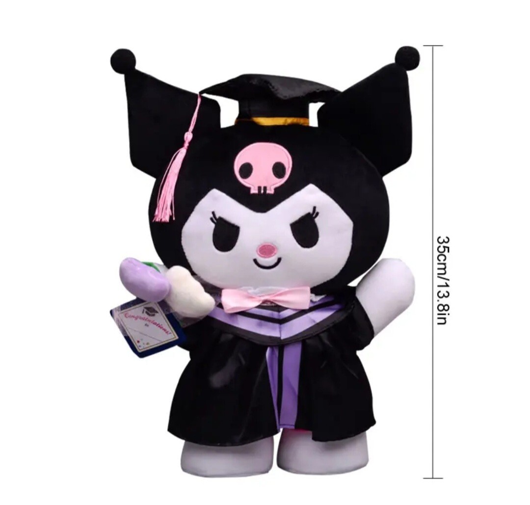 Kuromi Graduation Plush 13.8inch | eBay