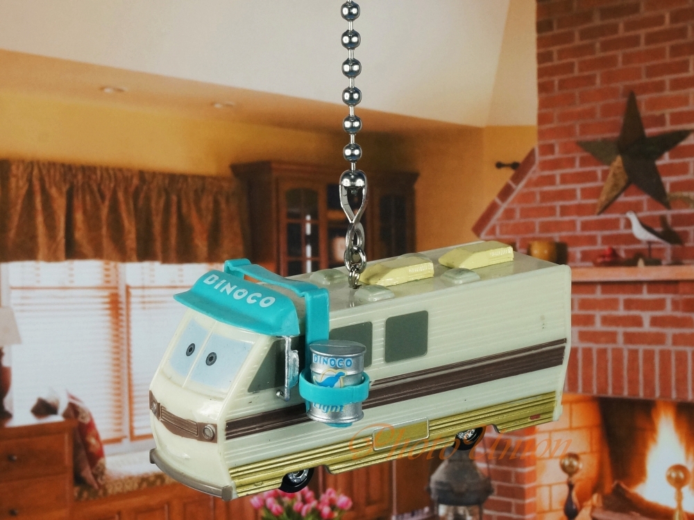 CARS BARRY DIESEL DINOCO RV MOTORHOME Ceiling Fan Pull Light Lamp Chain ...