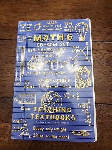 Teaching Textbooks Math 6 - CD-ROM Set (4 Disc Set) | eBay