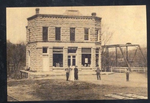 REAL PHOTO STONE CITY IOWA POST OFFICE DOWNTOWN BRIDGE POSTCARD COPY | eBay