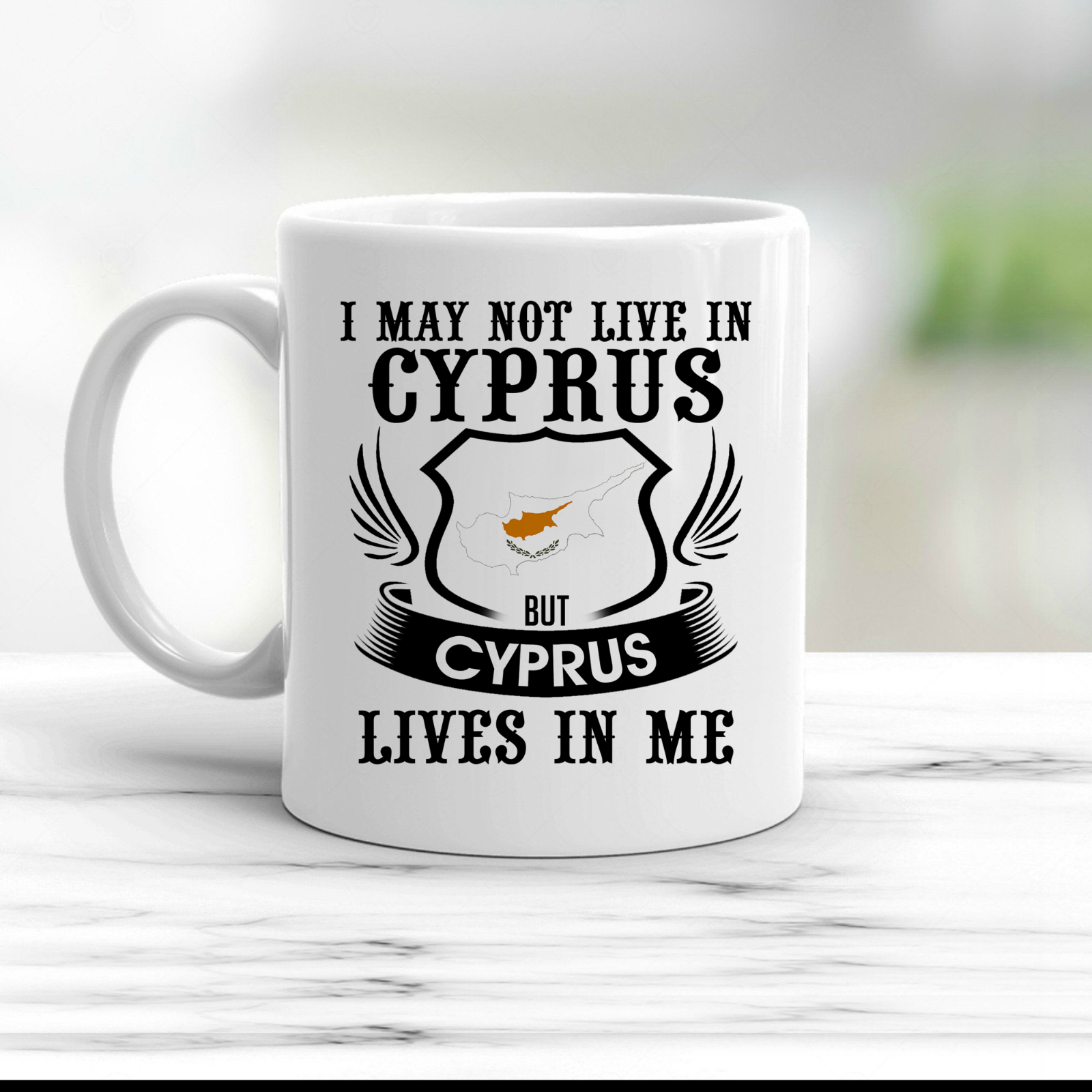 I May Not Live In Cyprus But Cyprus Lives In Me Funny Periotic Gift ...