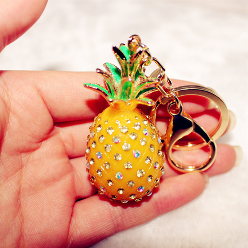 Pineapple Rhinestone Keychain Keyring Multicolor (You Choose!) NEW! | eBay