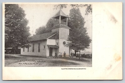 Postcard Methodist Episcopal Church Mt Freedom New Jersey | eBay