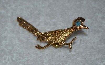 Vintage Gold roadrunner pin | eBay