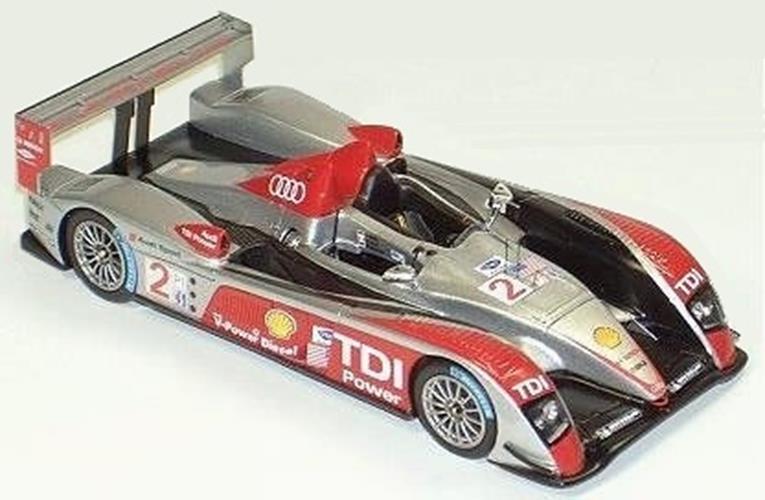 Spark S0680 1/43 Audi R10 TDI 2007 ALMS 12H Sebring Winner #2 Resin ...